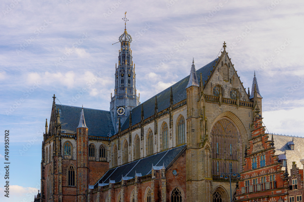 The Grote Kerk or St.-Bavokerk is a Reformed Protestant church located ...