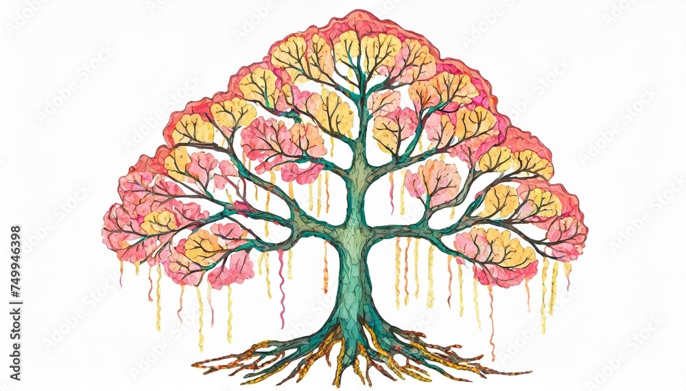 bronchial tree respiratory tree multiple branched trachea bronchi and ...