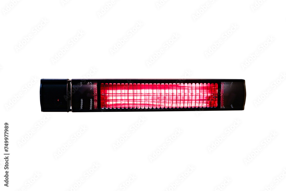 Heater red heating power isolated on cut out PNG or transparent ...