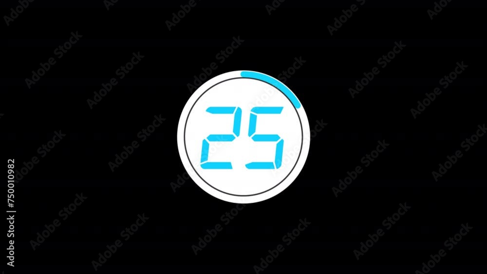 30 second countdown 30 sec timer stopwatch icon countdown time digital ...