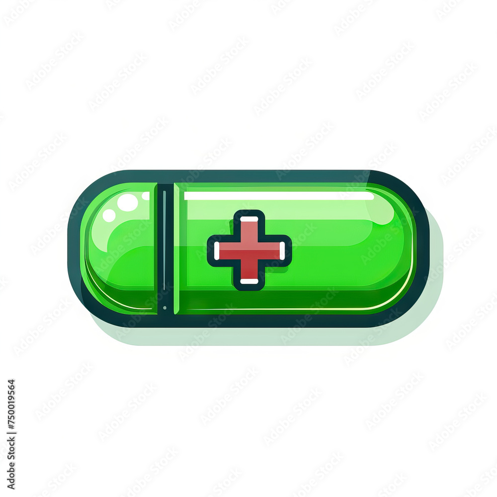 Health Bar - A visual representation of the player's health status ...