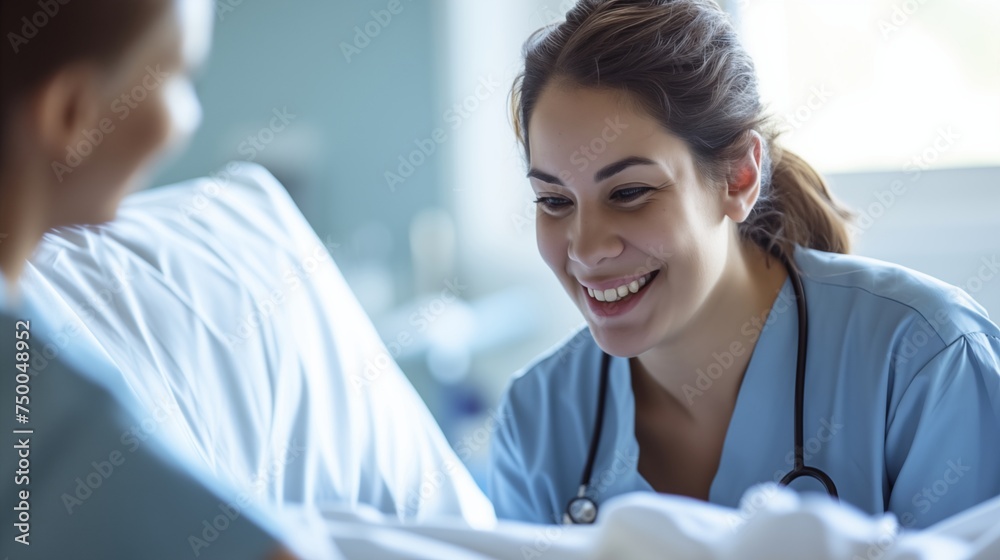 Nurses provide warm and compassionate care to patients resting in ...