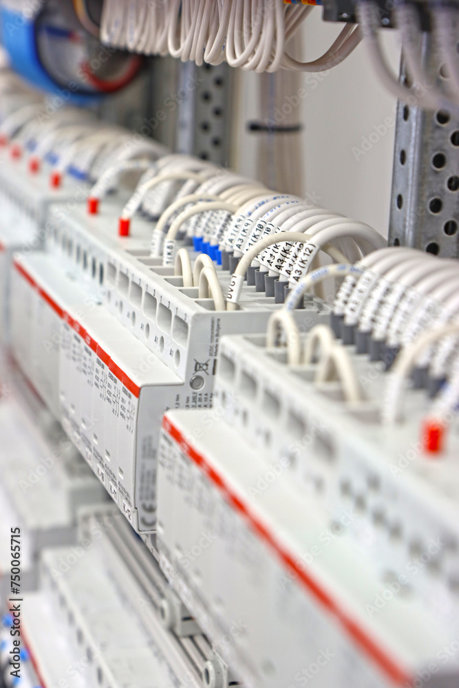 Foto de Electronic control modules for apartment automation are ...