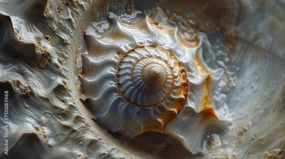 macro texture of shell on the beach,ai Stock Photo | Adobe Stock