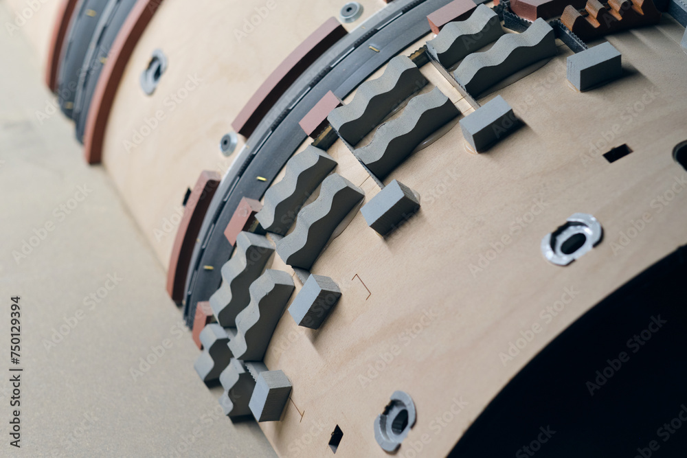 Wooden Flat and Rotary Die Ejection Rubber Installation Rotary Cutting ...