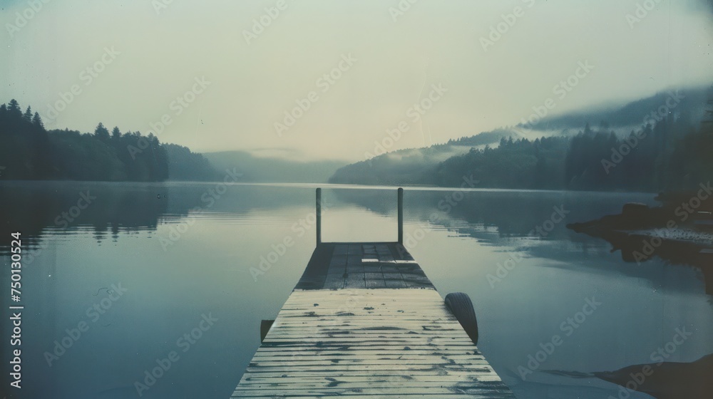 vintage photos of a small dock from the past evoke an old-fashioned ...