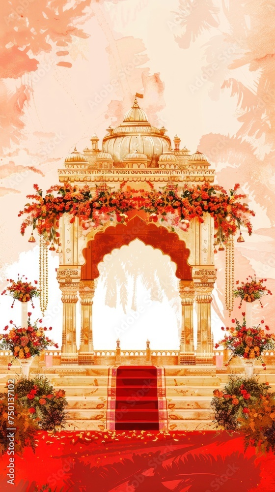 traditional wedding card design, wedding invitations and greetings ...