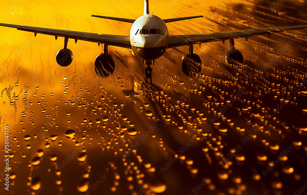 Airplane on Cooking Oil as petroleum. Used Cooking Oil (UCO) as fuel ...