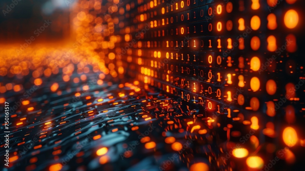 Developing digital transformation concepts. System engineering. Binary coding. Programming ...