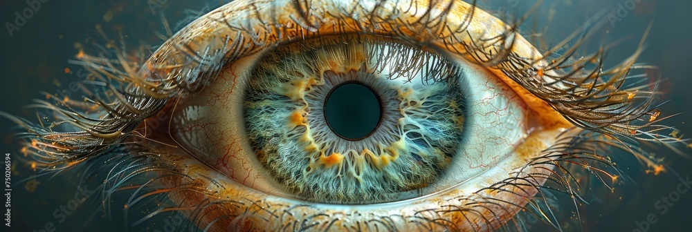 Cartoon Rendering Human Eye Structure, Background Images , Hd ...