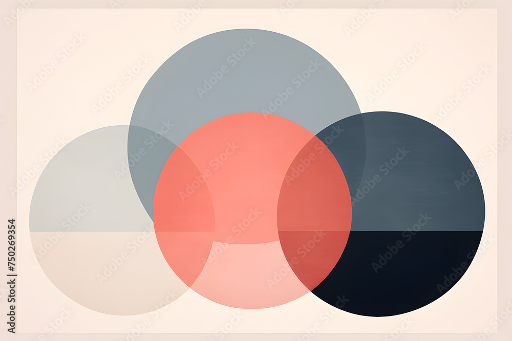basic background with simple shapes and colors, basic shapes Stock ...