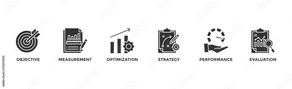 KPI banner web icon vector illustration concept for key performance ...