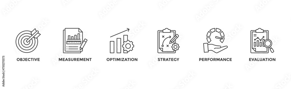 KPI banner web icon vector illustration concept for key performance ...