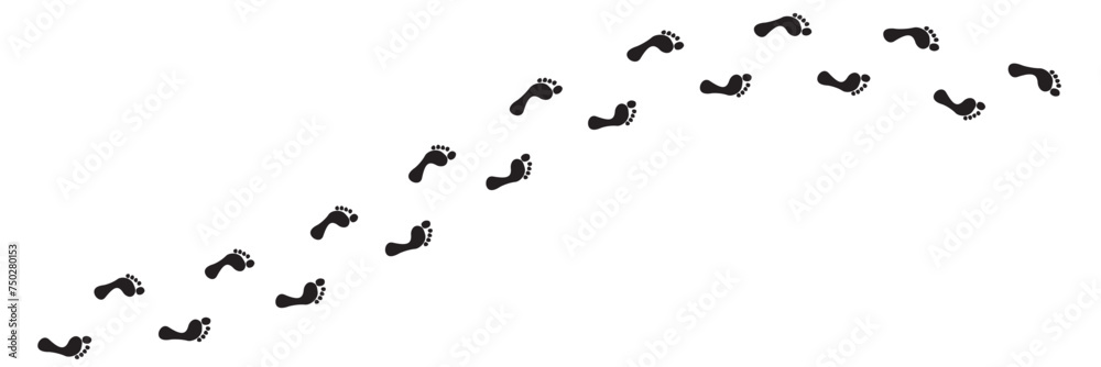 Step footprints paths. footstep prints and shoe steps . shoe tread ...