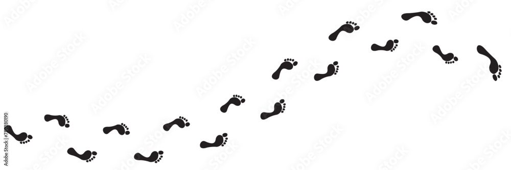 Step footprints paths. footstep prints and shoe steps . shoe tread ...