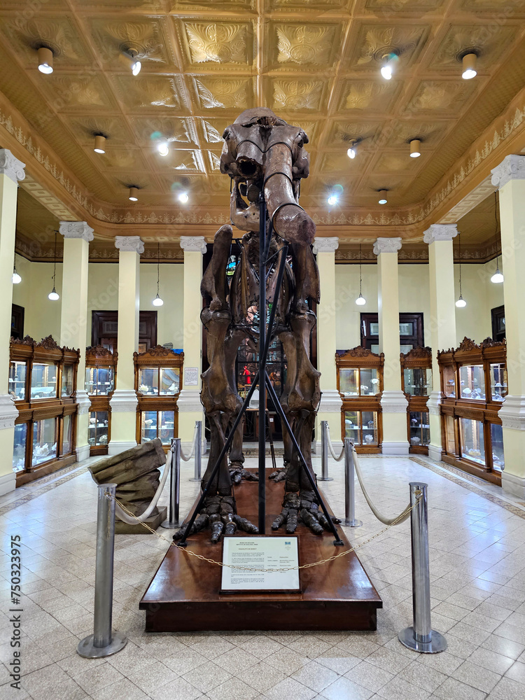Mexico City, Mexico - Jan 31 2024: UNAM Geology Museum in Santa Maria ...