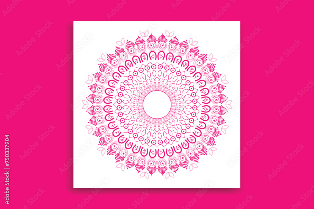 mandala banner design, mandala social media post , traditional mandala ...