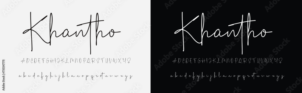 Signature Font Handwritten Script Brush Font Type Font lettering ...