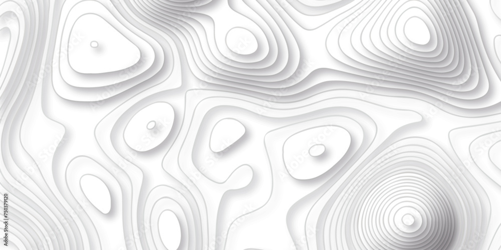 Topographic map background geographic line map with seamless ornament ...