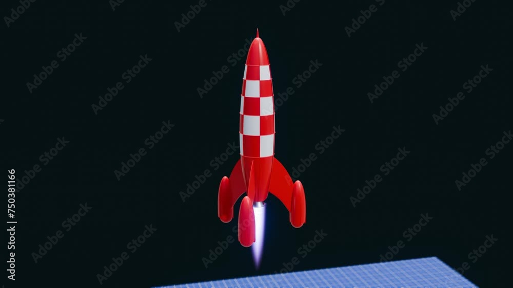 Newton Third Law of Motion 3D animation showing action reaction force ...