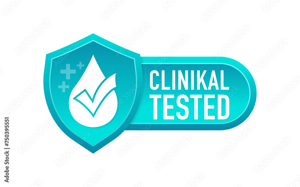 Clinically tested proven, certified stamp for laboratory testing ...