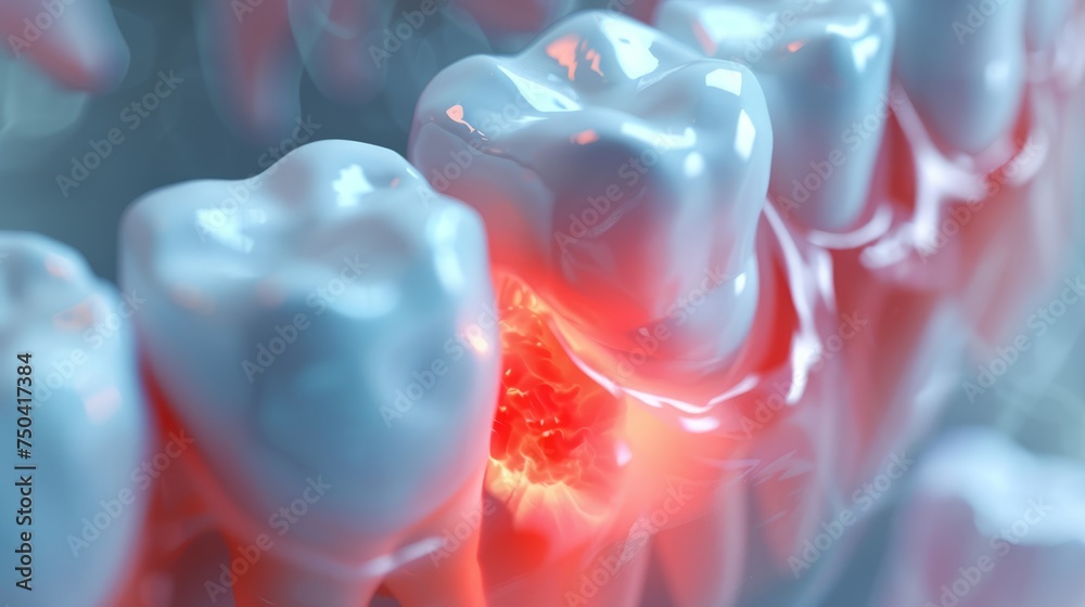 Periodontitis also called gum disease, A serious gum infection that ...