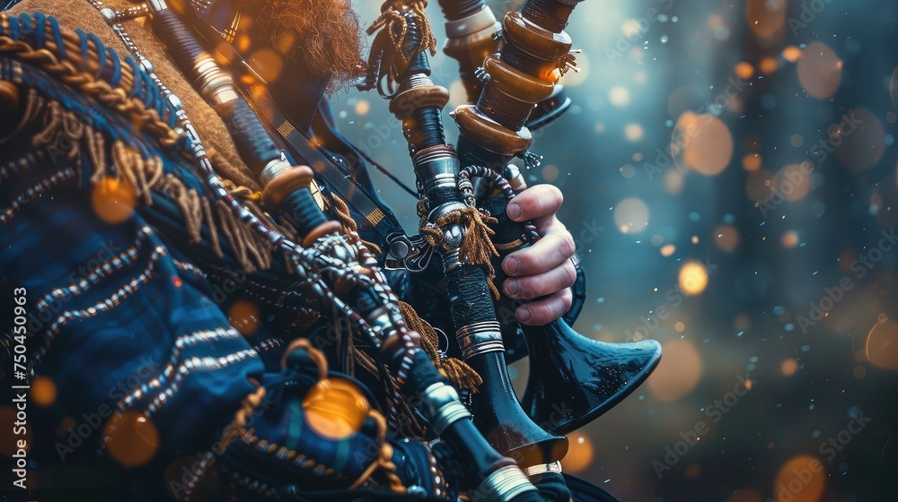 Greeting Card and Banner Design for National Bagpipe Day Background for ...