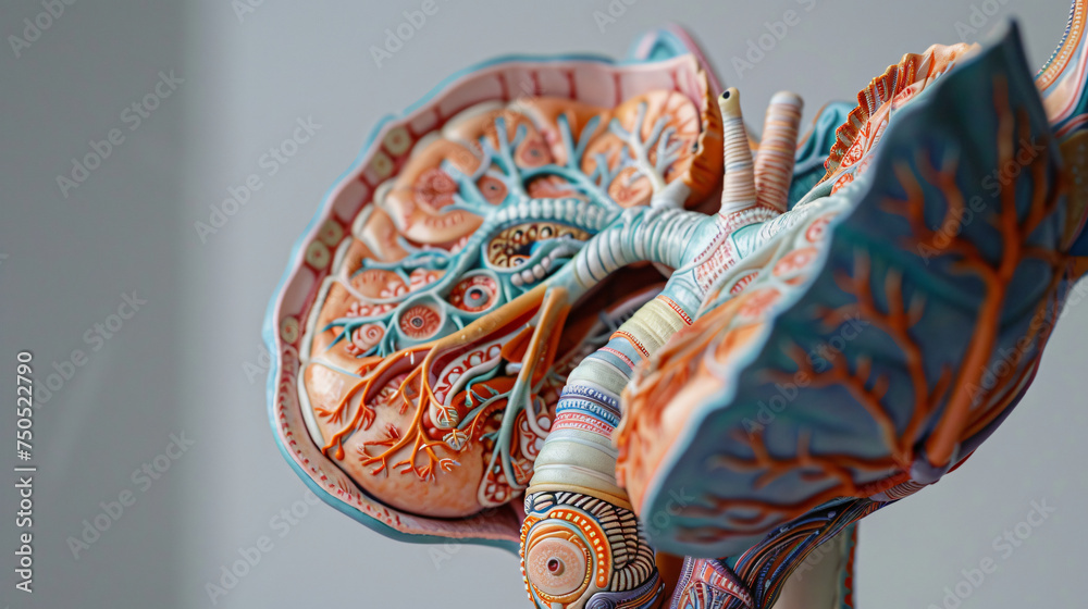 Model of the female reproductive system Stock Photo | Adobe Stock