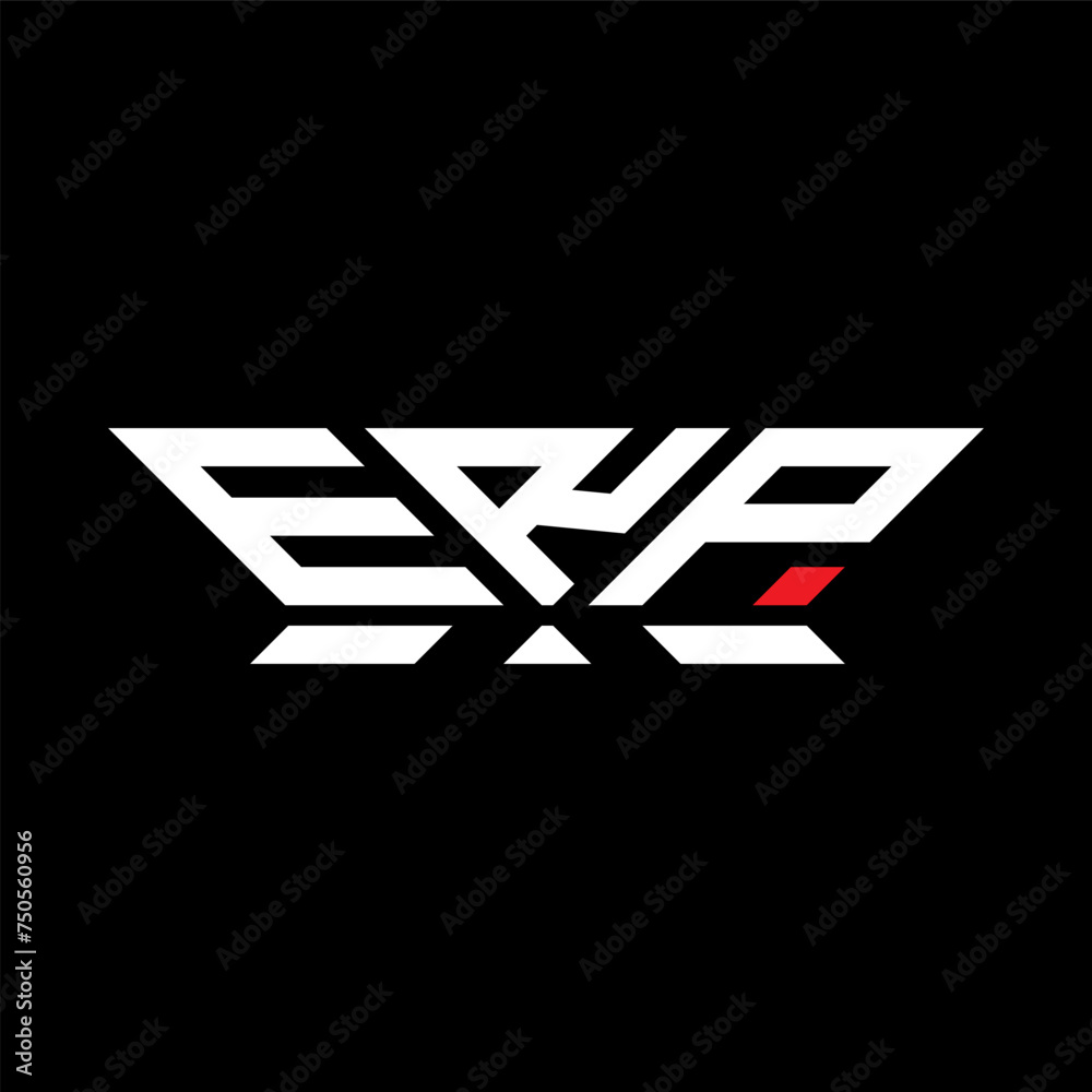 ERP letter logo vector design, ERP simple and modern logo. ERP ...