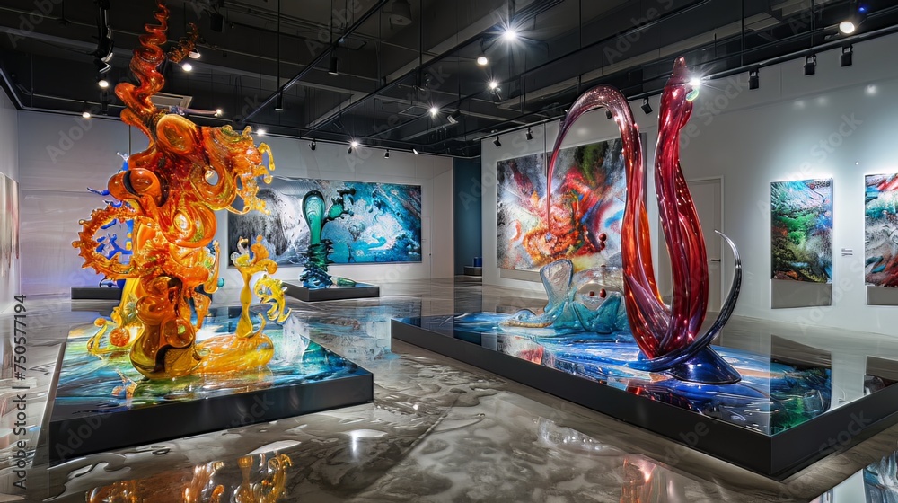 The contemporary art exhibit mesmerizes with avant-garde installations ...