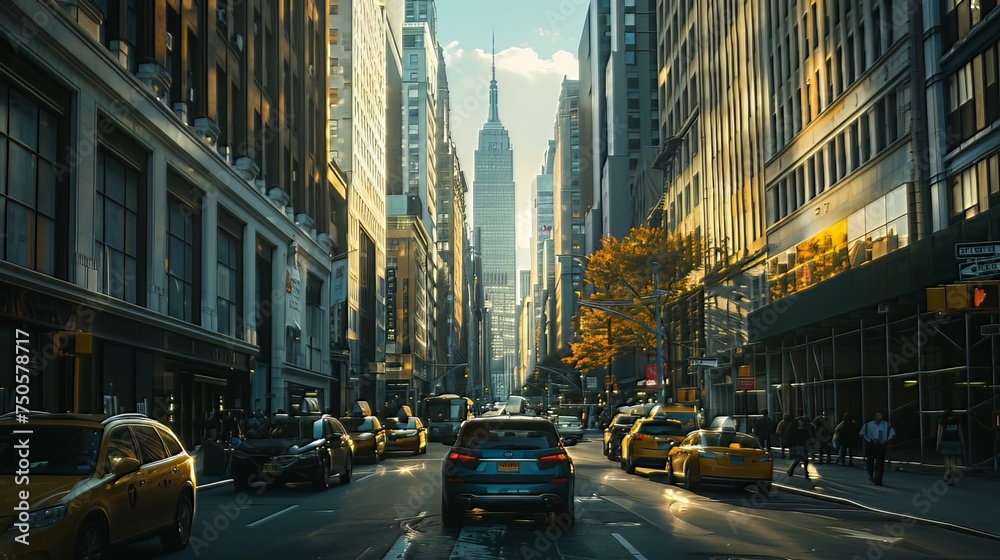 Urban Exploration: Exploring the dynamic city streets, where modern ...