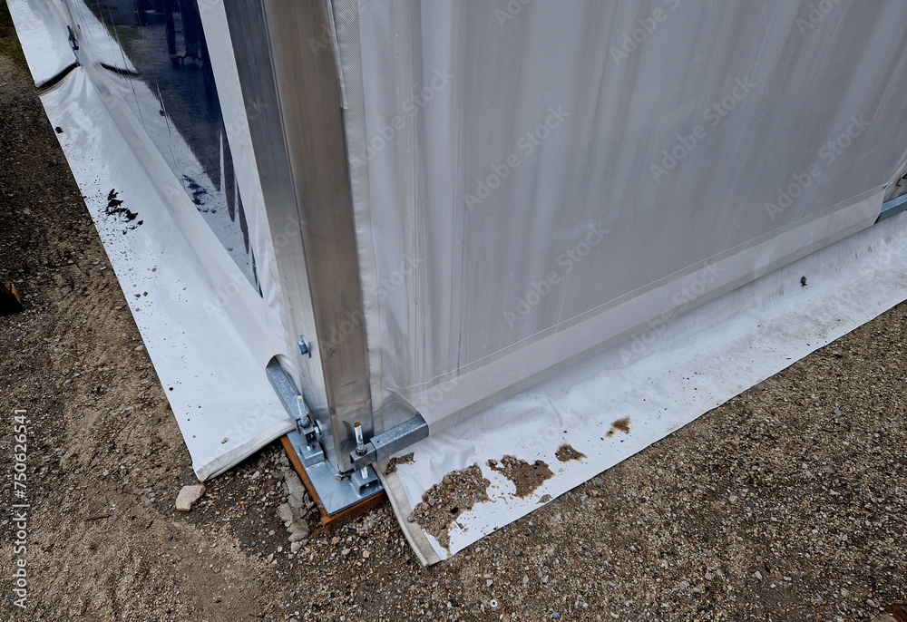 Sheets made of non-flammable material PVC tarpaulin for trucks rear ...