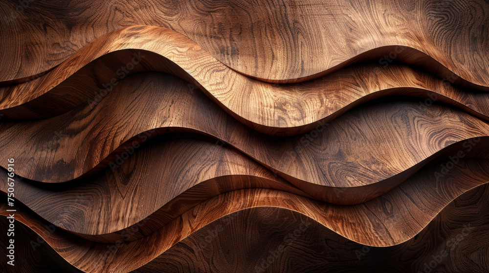 Abstract luxury carved in wood textures, sophisticated patterns etched ...