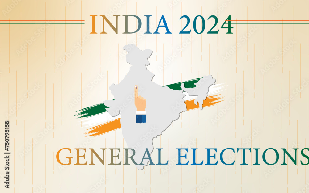 Poster India 2024 election campaign poster image, India election banner ...