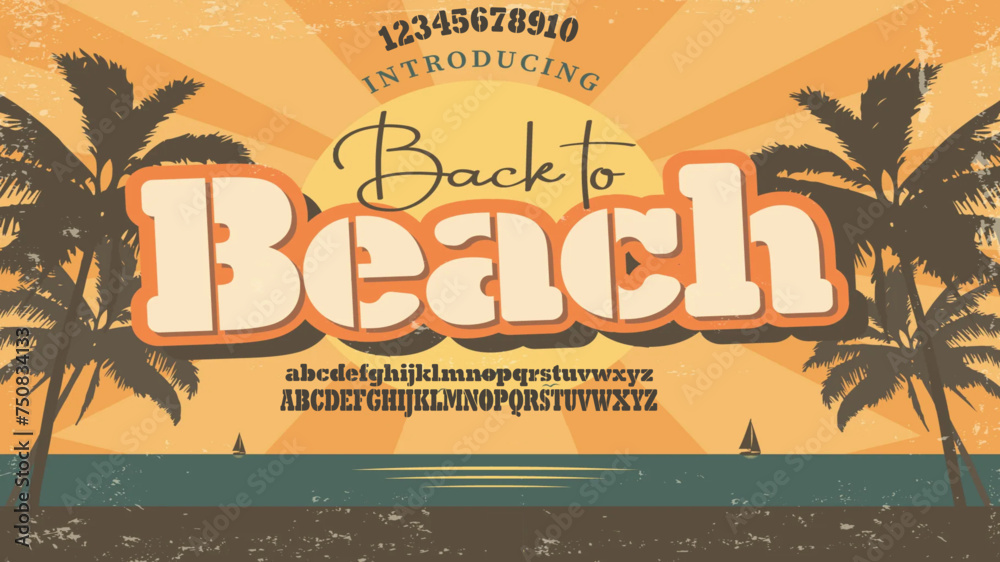 sans serif. Vector typefaces, uppercase alphabet with letters and ...