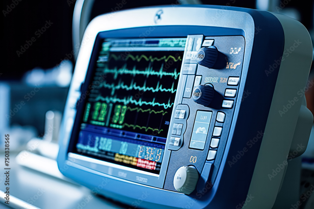 An array of advanced medical equipment and devices arranged in a modern ...
