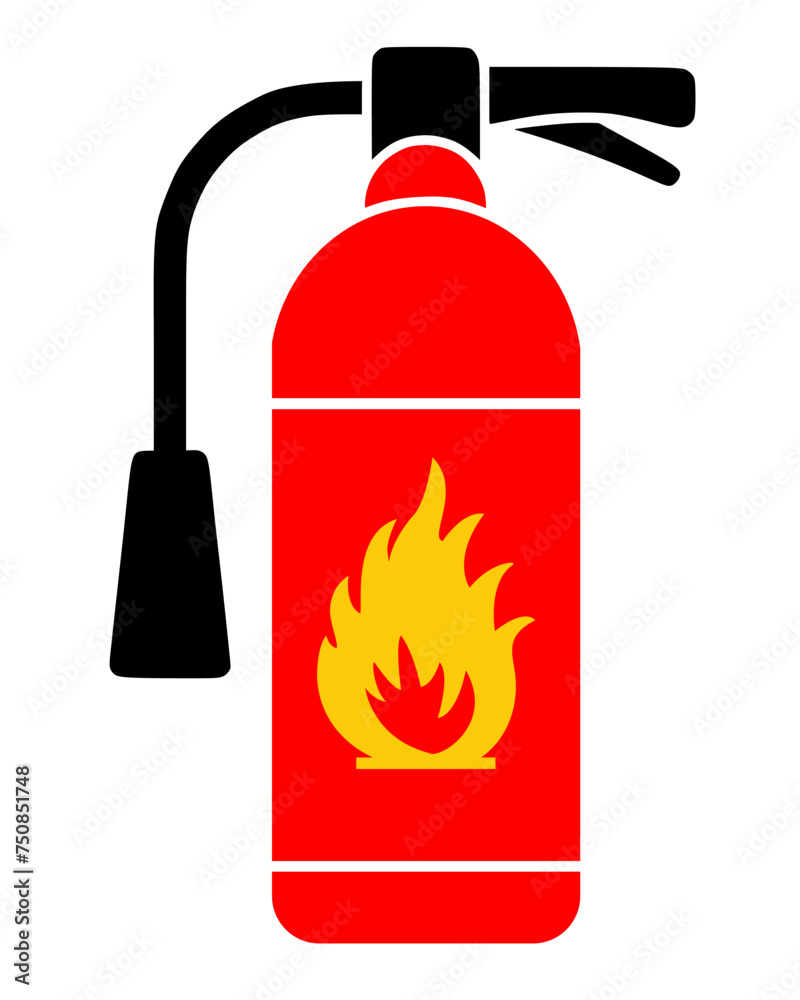 Ikon vektor pemadam, ,alat pemadam api Stock Vector | Adobe Stock