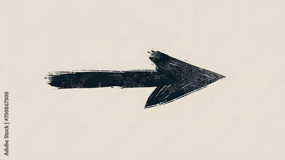 Isolated Arrow Marker: A Hand-Drawn PNG Illustration Showcasing an ...