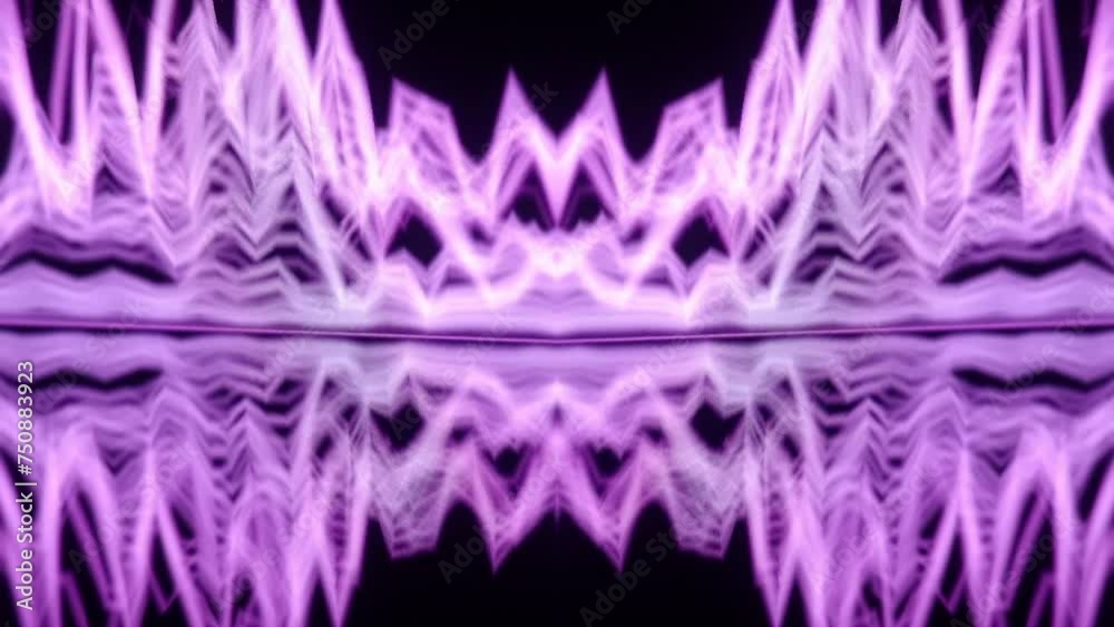 Abstract design animated background. Sound wave texture pattern loop ...