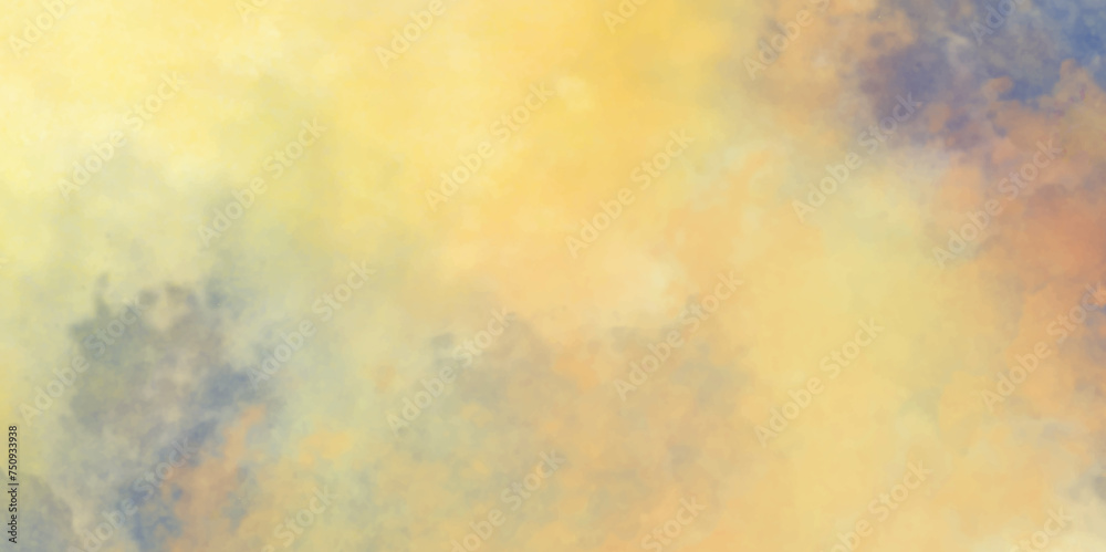 Colorful watercolor background texture. Yellow and blue texture ...