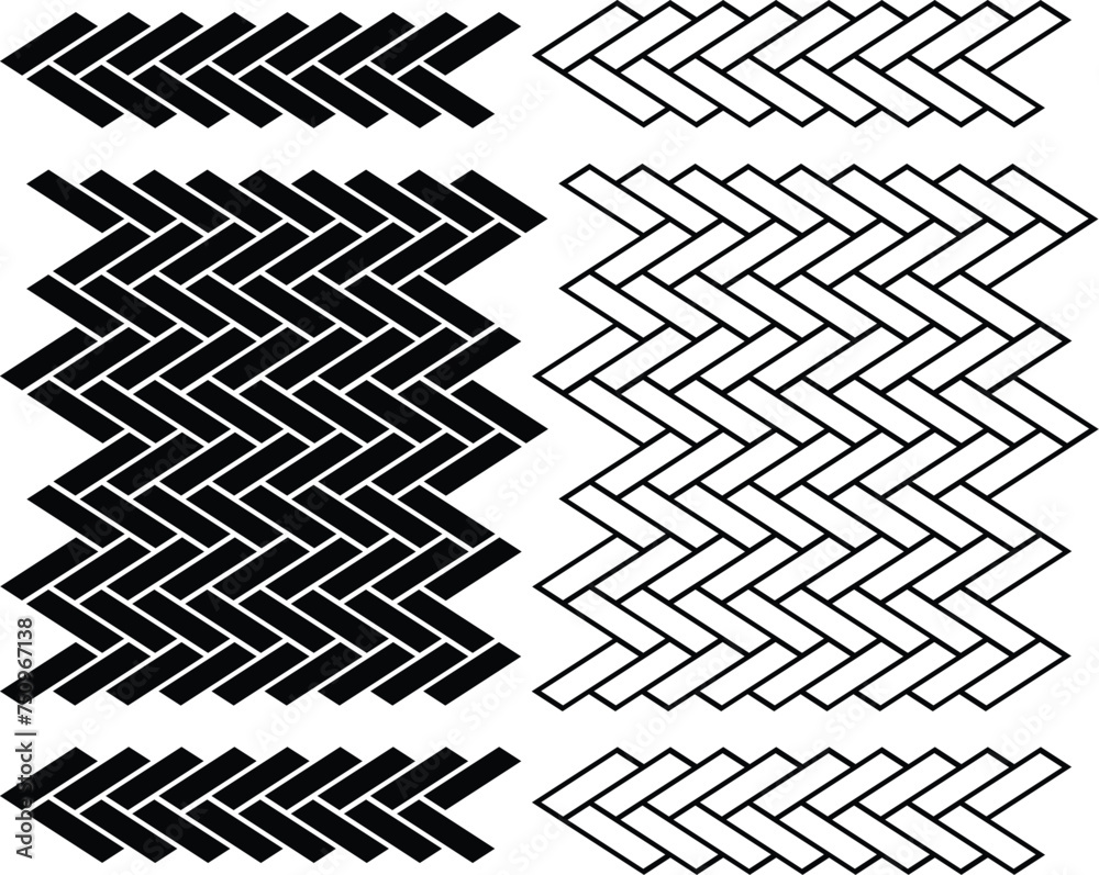 HERRINGBONE PATTERN SVG, Instant Download, Herringbone Design ...