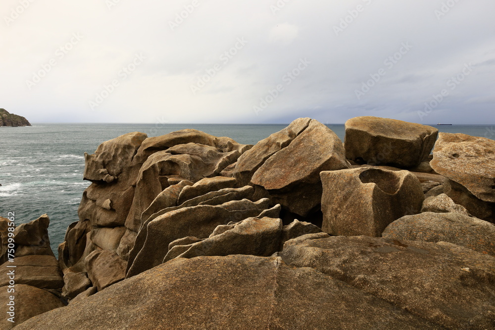 Los Acantilados de papel located near the Punta de Morás, are ...