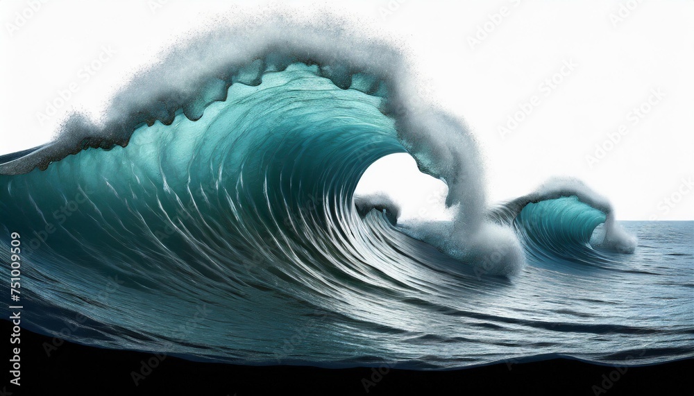 giant ocean wave on transparent background isolated png generated with ...