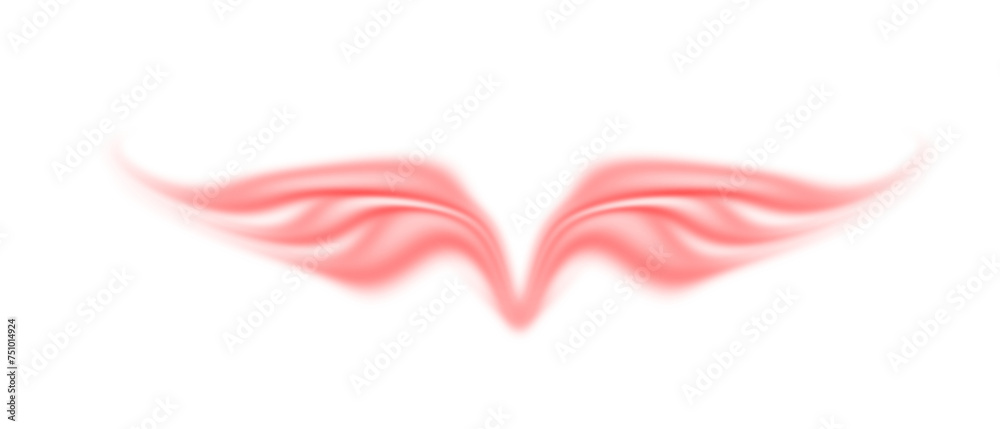 Abstract colored dust. Magic clouds. Special effects on a transparent ...