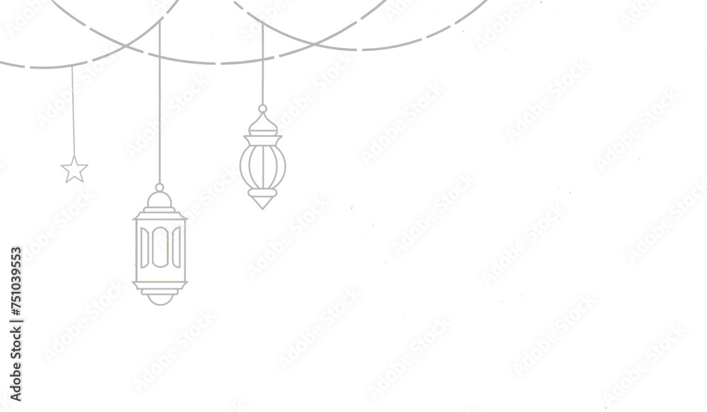illustration of a lantern. Illustration of lantern in ied mubarak ...