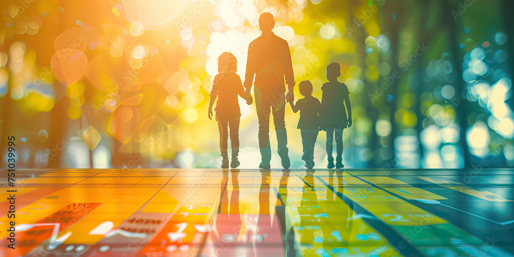 35 keywords- Family dynamics and parenting statistics background. Graph ...