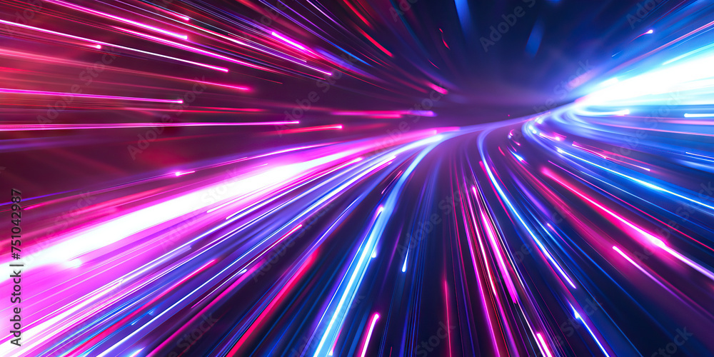 Dynamic motion blur lines background. Energetic movement concept with ...