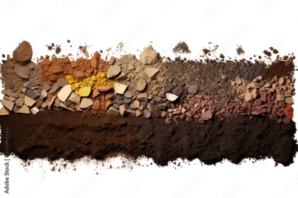Graph showing changes in the amount of organic matter in the soil. Soil ...