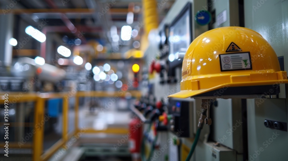 An indepth view of the machinery in the factory highlighting multiple ...