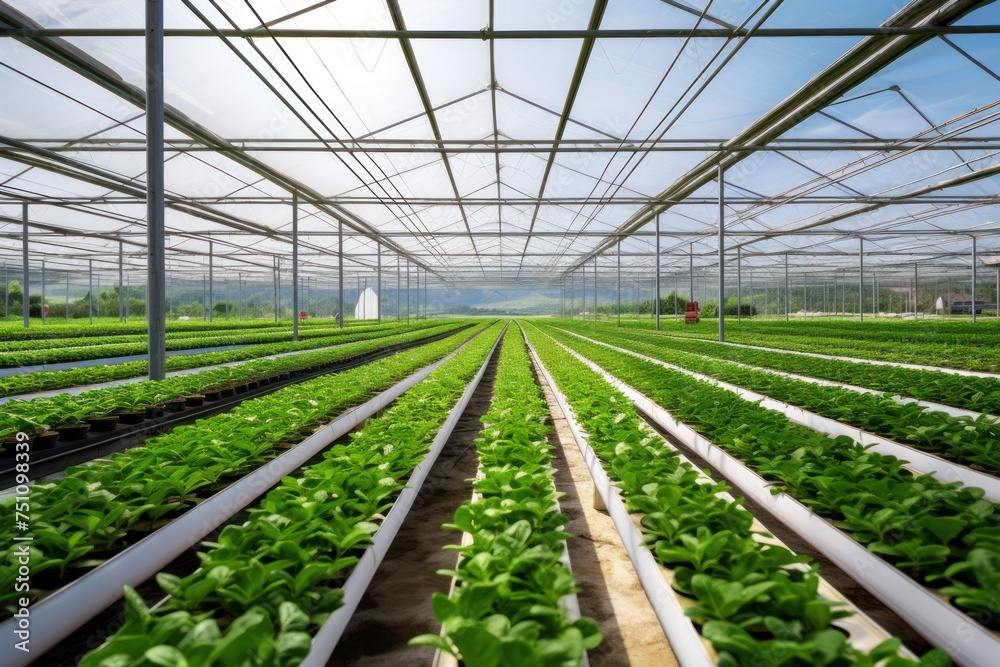 greenhouse plants Control the temperature with an intelligent system ...